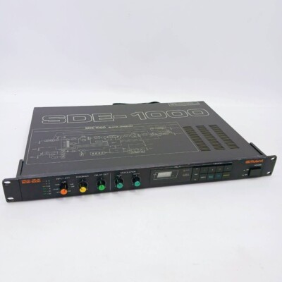 Roland Digital Delay SDE-1000 100V Rack Effects Processor Tested Japan ...