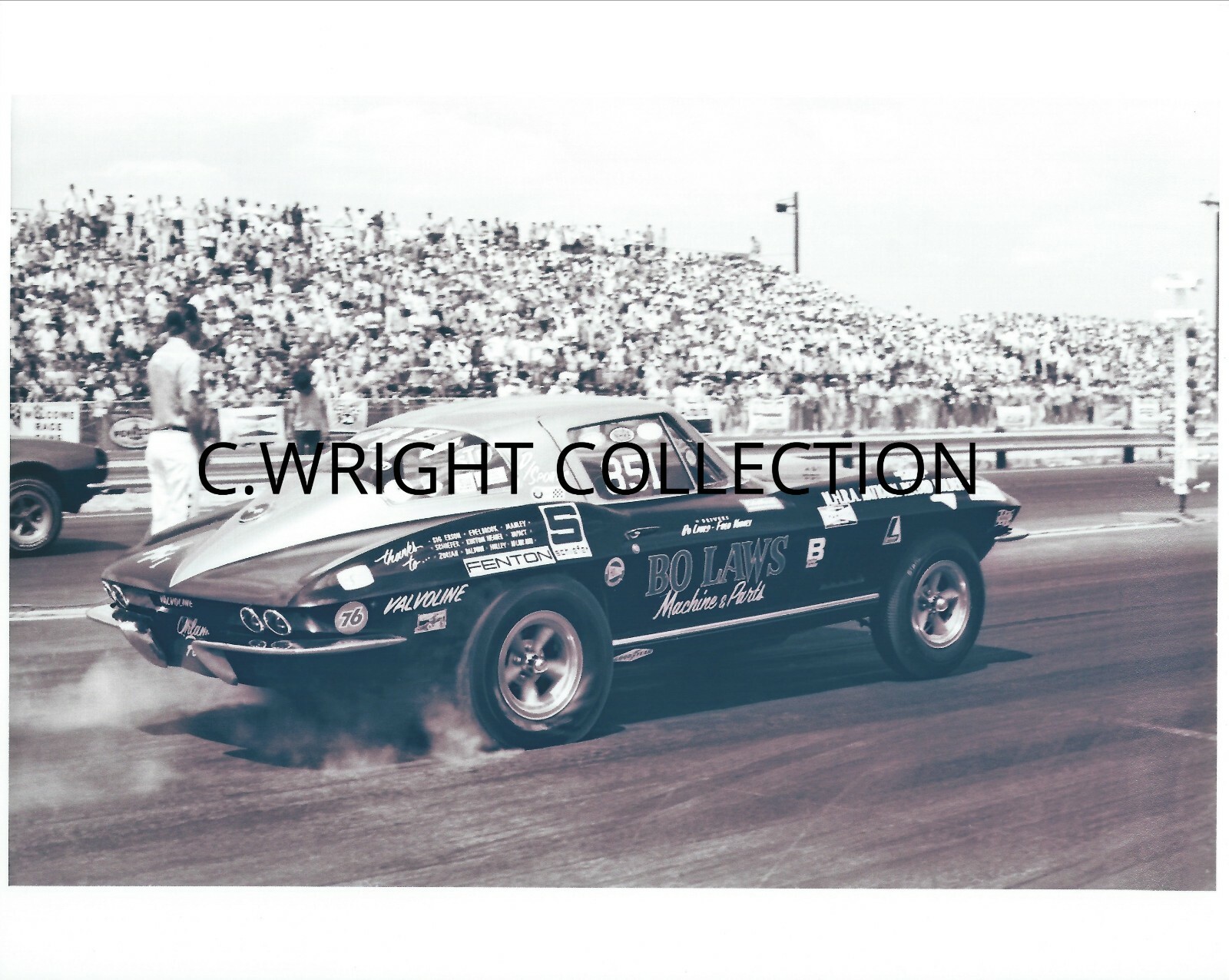 1960s NHRA Drag Racing-BO LAWS-1967 427 Corvette-D/Sports-NATIONAL ...