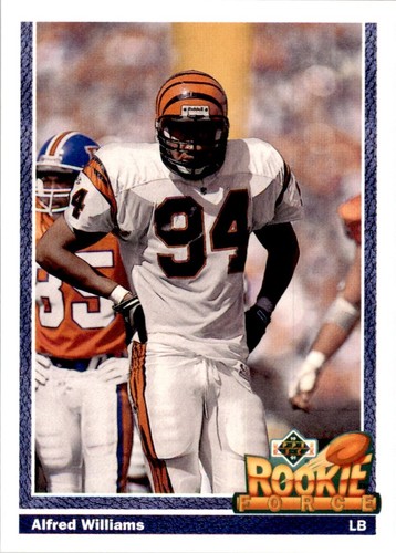 1991 Upper Deck Alfred Williams Rookie Football Cards #623 | eBay
