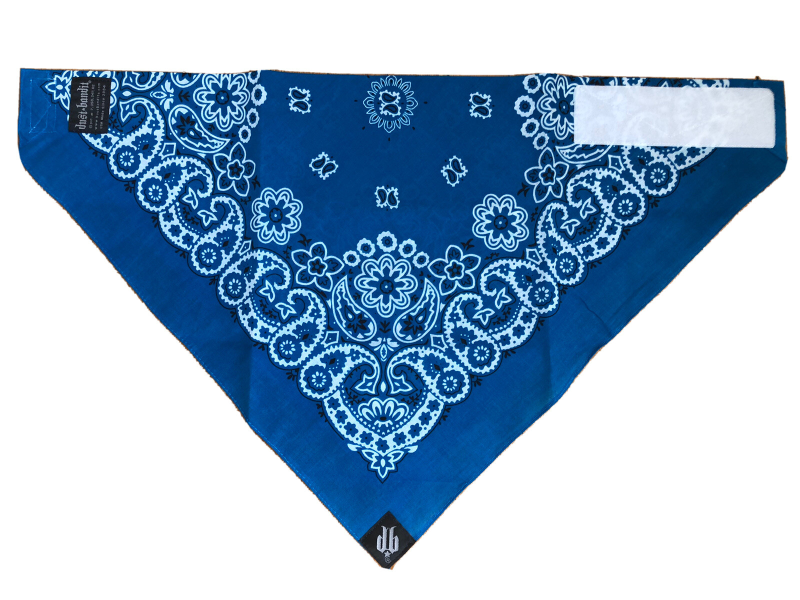 Bandana Turquoise Paisley Quick Adjust Dust Bandit® sweatband/dustmask ...