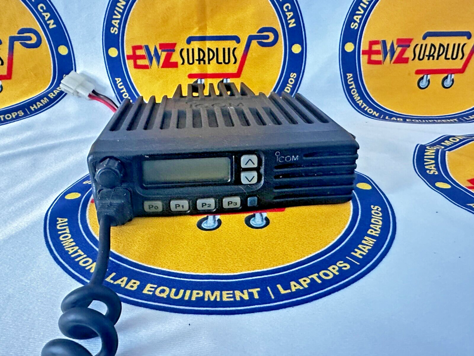 LOT 10 ICOM MOBILE IC-F121 VHF 128 CH + ICOM HM-148 MICROPHONE POWER ...