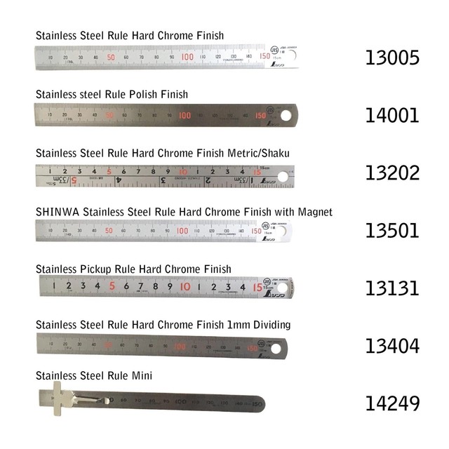 Shinwa Japan Stainless Steel Rule 15cm 14001 for sale online | eBay