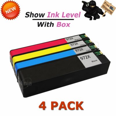 972X 972 X Ink Cartridge Set For HP PageWide Pro 477dw 452dw 452dn ...