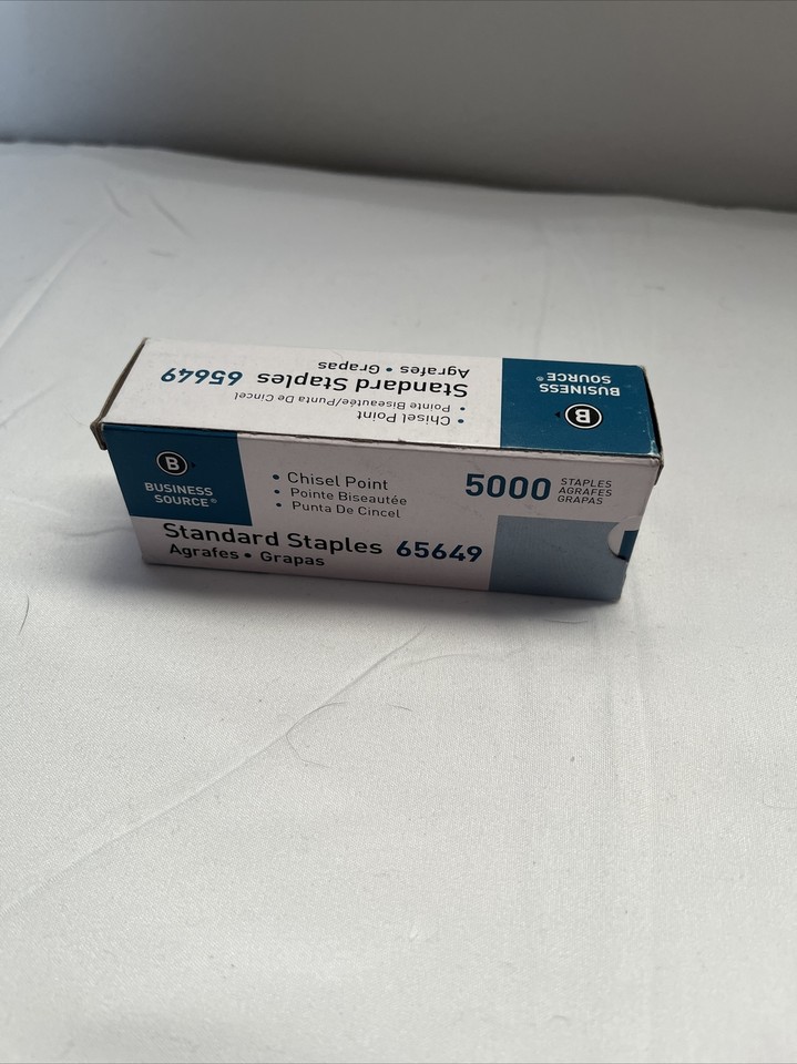 65649 Standard Staples, Chisel Point, 210 Strip, 5000/BX, SR | eBay