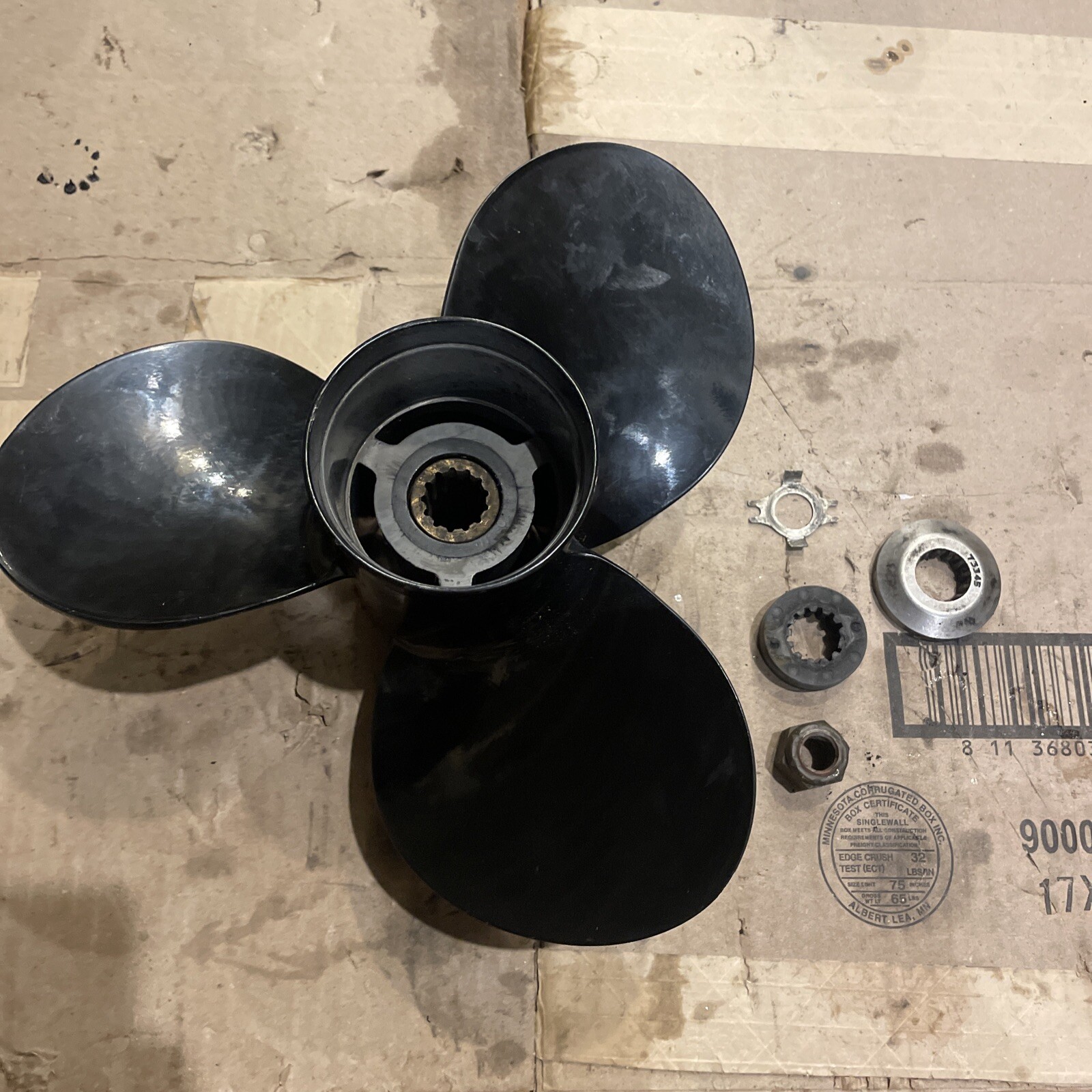 Mercury Turning Point Hustler 13 Spline Prop Propeller 40 50 60 HP 10 1 ...