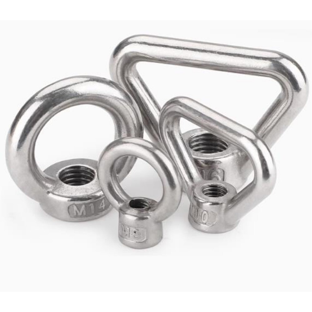 1PCS M22 304 Lifting Eye Bolt Nut Galvanic Zinc Male Ring Screws | eBay