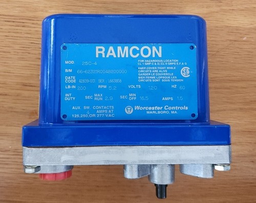 Worcester Controls 25C-4 Ramcon Electric Valve Actuator | eBay
