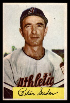 1954 Bowman Pete Suder #99 Philadelphia Athletics Baseball Card | eBay