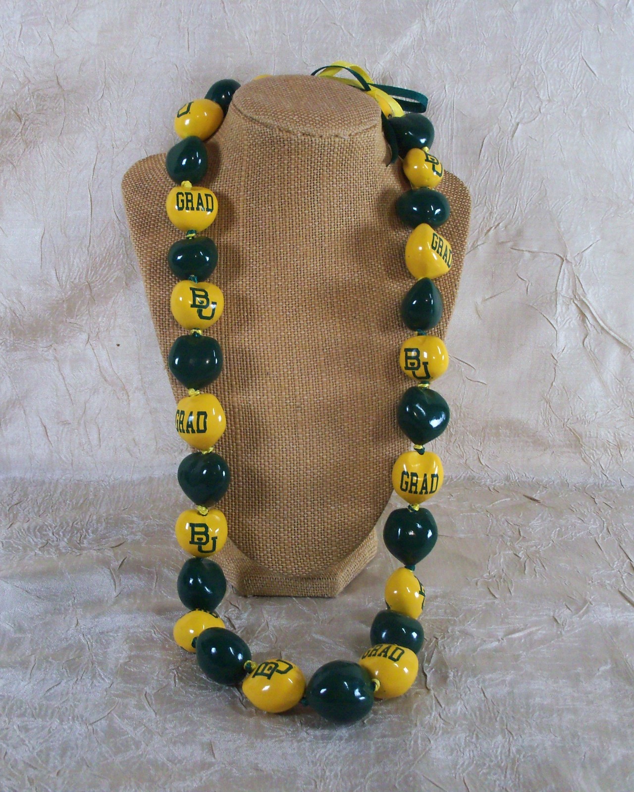 Baylor University Bears GRAD Necklace Graduation Beads | eBay