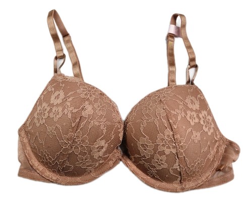 Victoria's Secret Womens Size 32B Beige Lace Underwired Push Up Bra ...