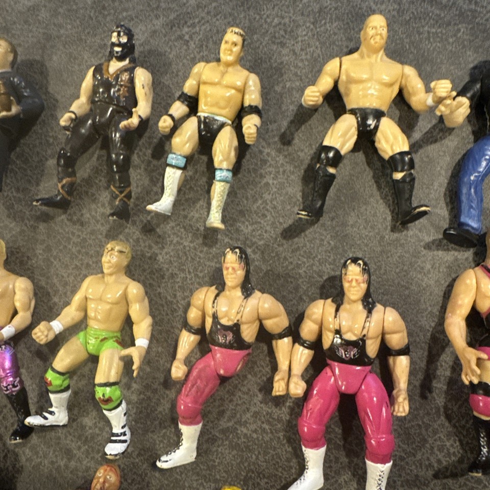 90s WWF Jakks Micro Mini Action Figures 3" - Vintage Wrestling WWE ...