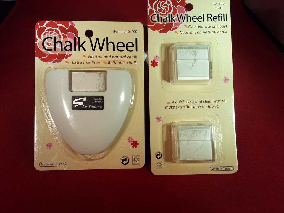 Chalk Wheel Tailors Fabric Marking Sewing Notions Seamstress W,Y,B,P | eBay