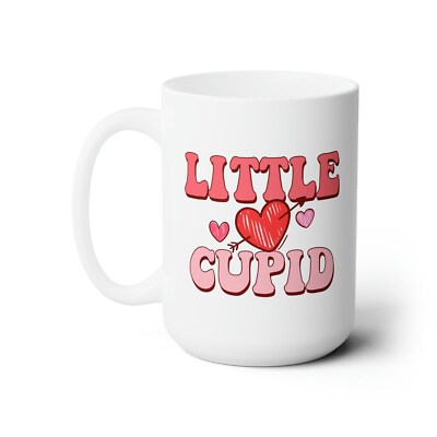 Sweetheart Cupid Coffee Cup Cute Valentine's Day Themed Mug Great Love ...