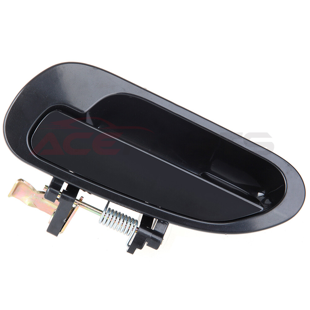 BLACK EXTERIOR OUTSIDE REAR LEFT RIGHT DOOR HANDLES PAIR FOR 98-02 ...
