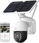 XVIM 1080P PTZ Solar Security Camera Outdoor 360° Wireless WiFi Solar ...