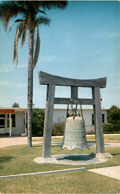 Barter's El Toro, California, postcard, Chinese Taoist ceremonial bell ...