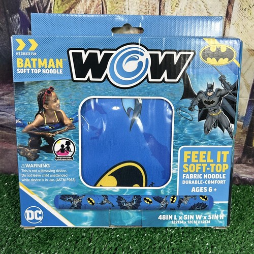 WOW Sports Batman Inflatable Soft Top Pool Noodle 48" X 5" B10 | eBay
