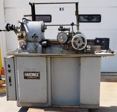 Hardinge Chucker Turret Lathe Auto Feed/Cross Slide 6 Station Turret ...