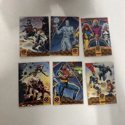1994 Fleer Ultra X-Men BLUE & GOLD TEAM "Team Triptych" Set of 6 Cards ...
