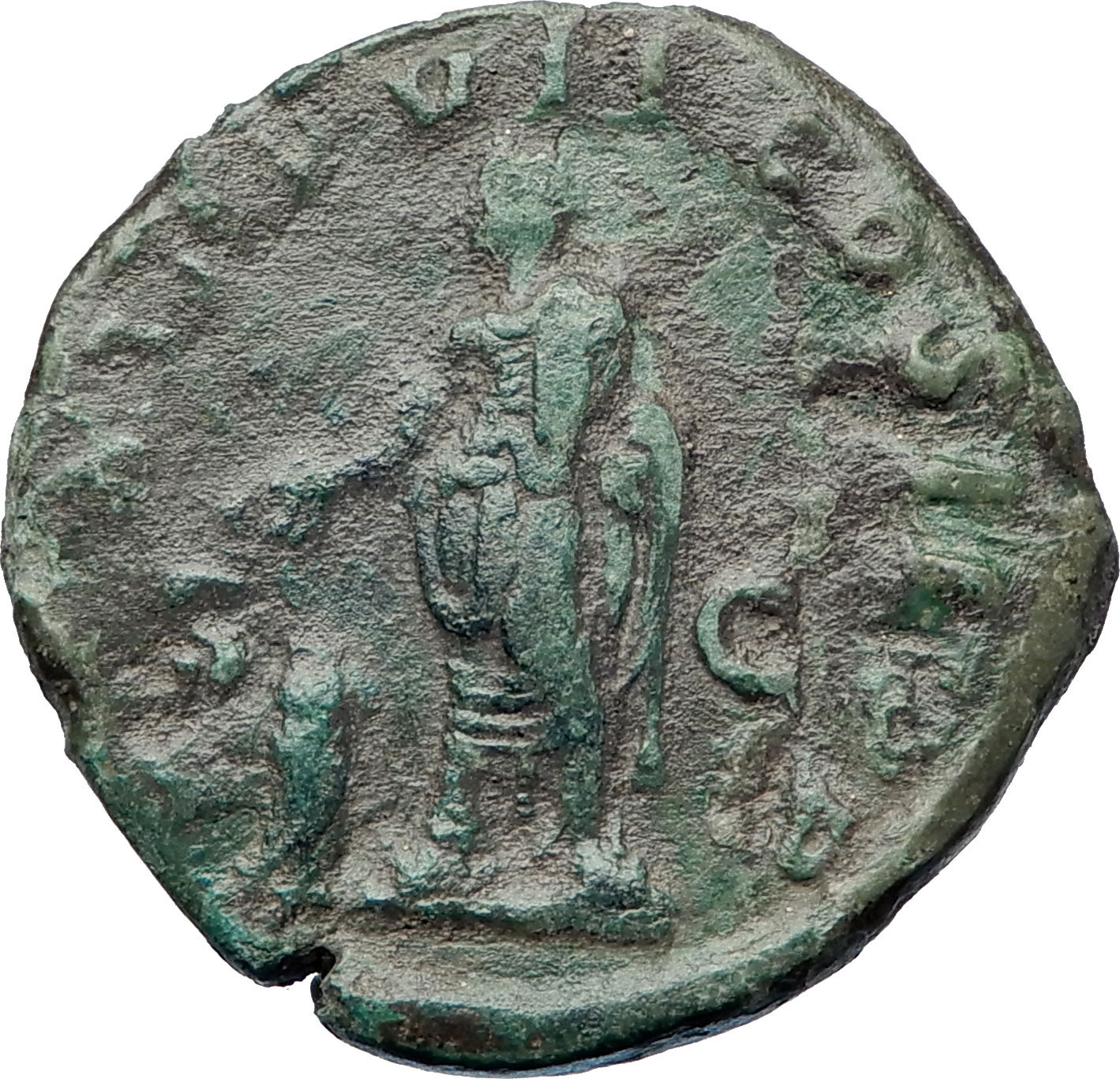 SEVERUS ALEXANDER sacrificing 222AD Sestertius Big Ancient Roman Coin ...