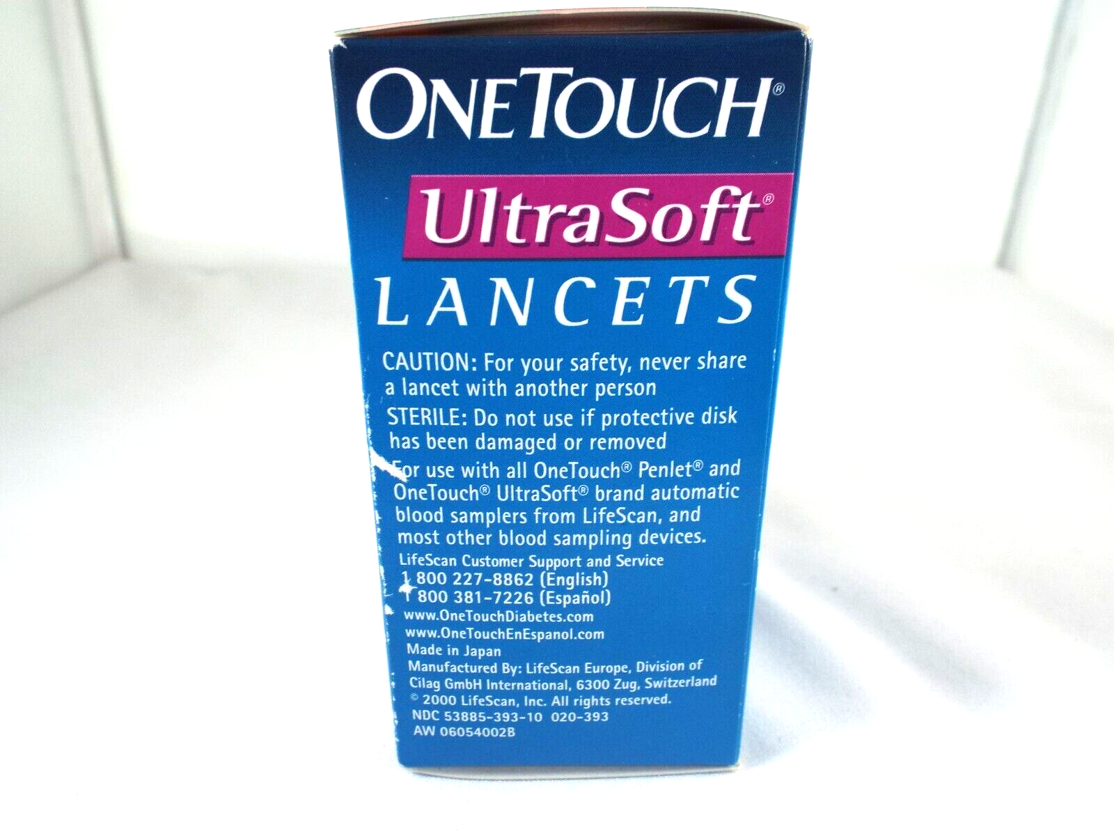 OneTouch Ultra Soft 100 Sterile Lancets for sale online | eBay