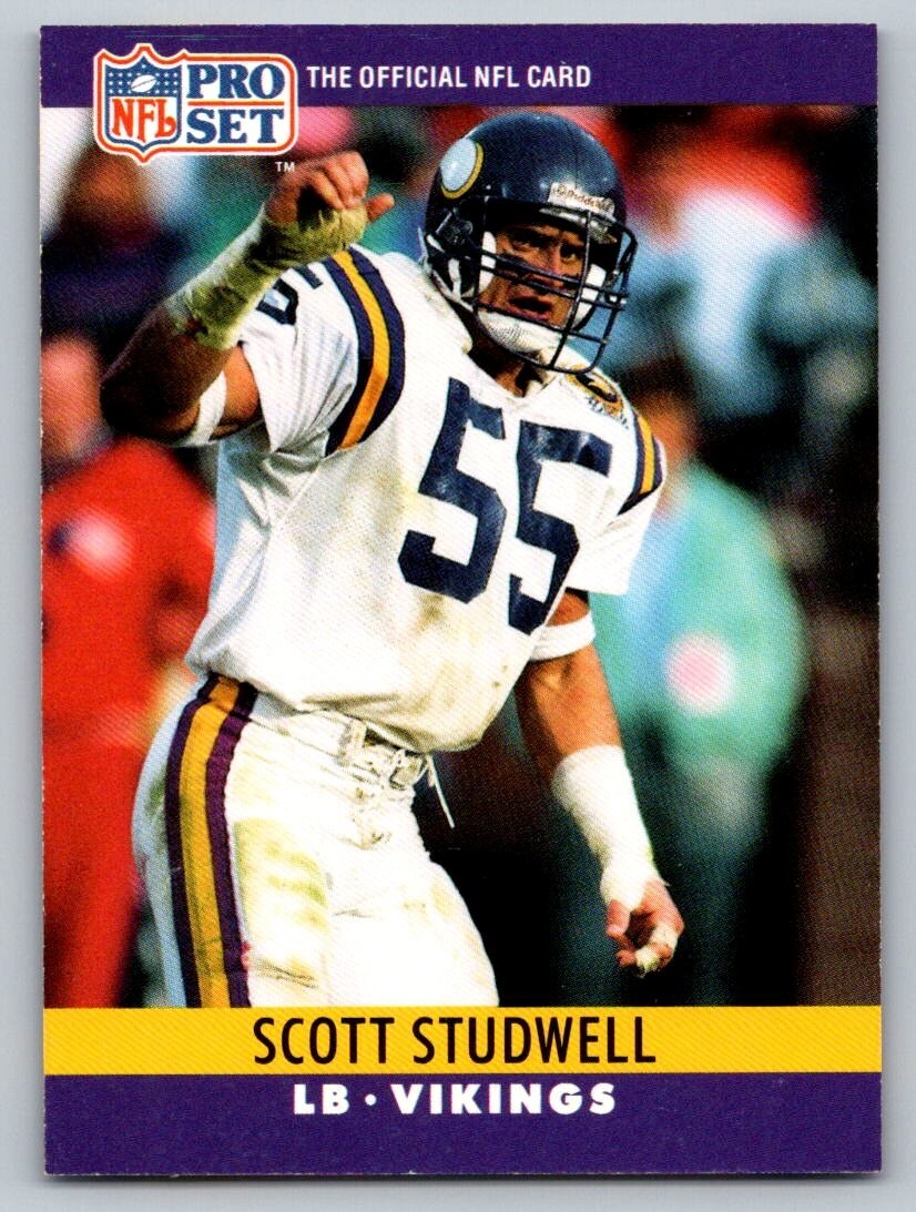 1990 Pro Set #195 Scott Studwell Minnesota Vikings | eBay