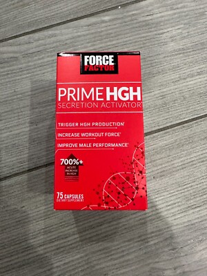 Prime HGH Secretion Activator Force Factor 75 Capsules | eBay