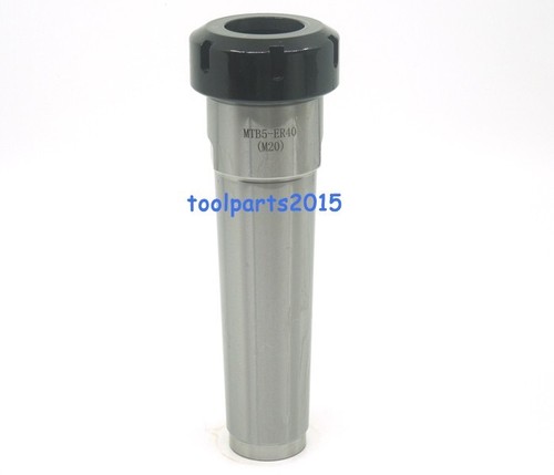 MTB5 ER40 M20 Morse Taper Tool Collet Chuck Holder MT5 ER40UM Shank ...