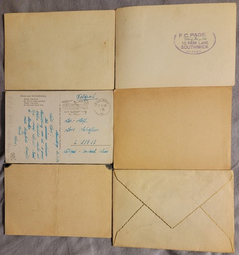 One WW2 German Third Reich Nazi Cover + 5 Postcards W Stamps | eBay
