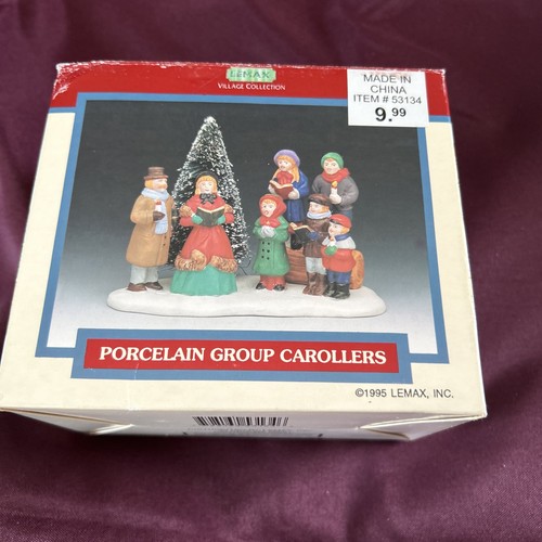 Lemax Dickensvale Village Porcelain Group Carollers 1995 - #53134 ...