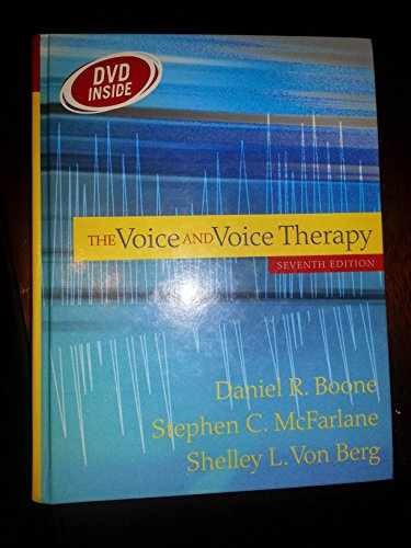 The Voice And Voice Therapy - Hardcover, by Boone Daniel R.; McFarlane ...