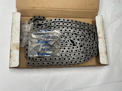 10' Tsubaki RS50 Chain RS-50 hollow pin and 10' of extra used chain | eBay