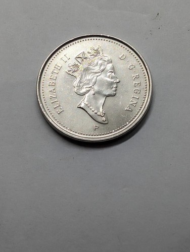 2001, Proof Like Matte Finish, Canadian "P" Nickel, 5 Cent Coin Lot#3 ...