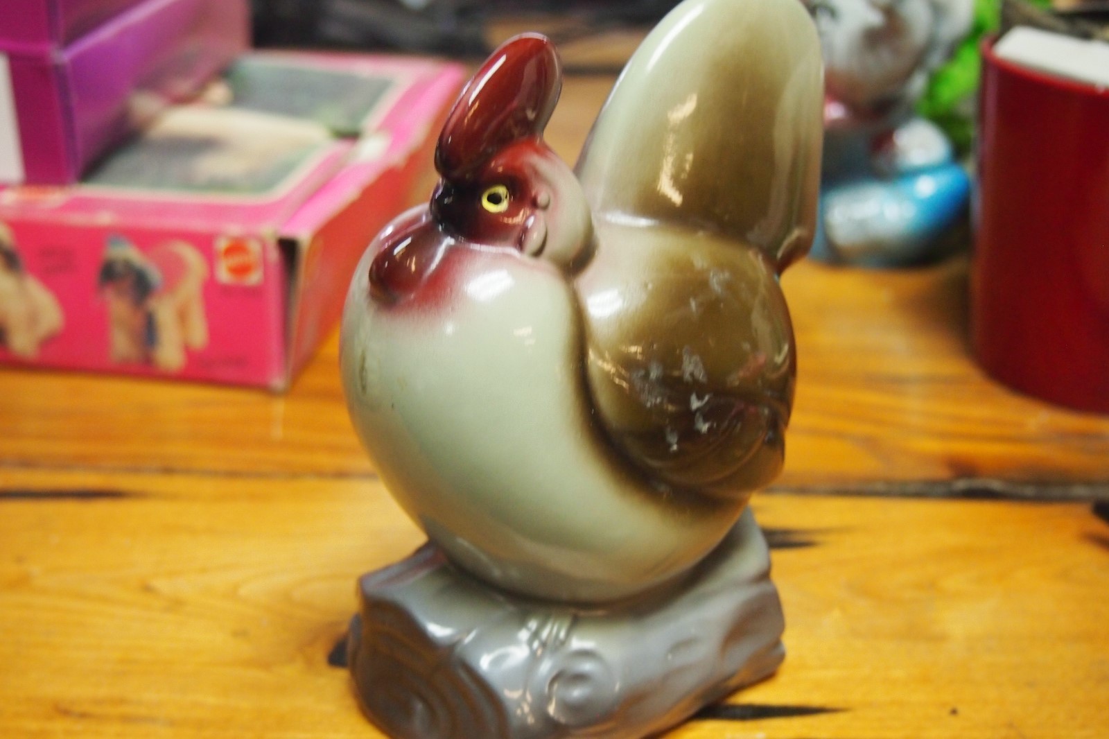Vintage Ries Rooster Chicken Figurine- Hand Decorated – Japan | eBay
