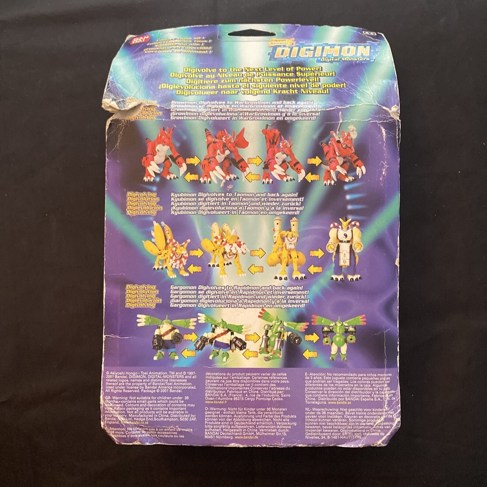 BRAND NEW IN BOX DIGIMON DIGIVOLVING WARGREYMON LIMITED EDITION SEALED ...