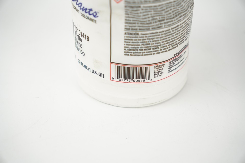 Accurate Dispersions Charisma Colorant Toner White 32 oz KX/W 1D101418 ...