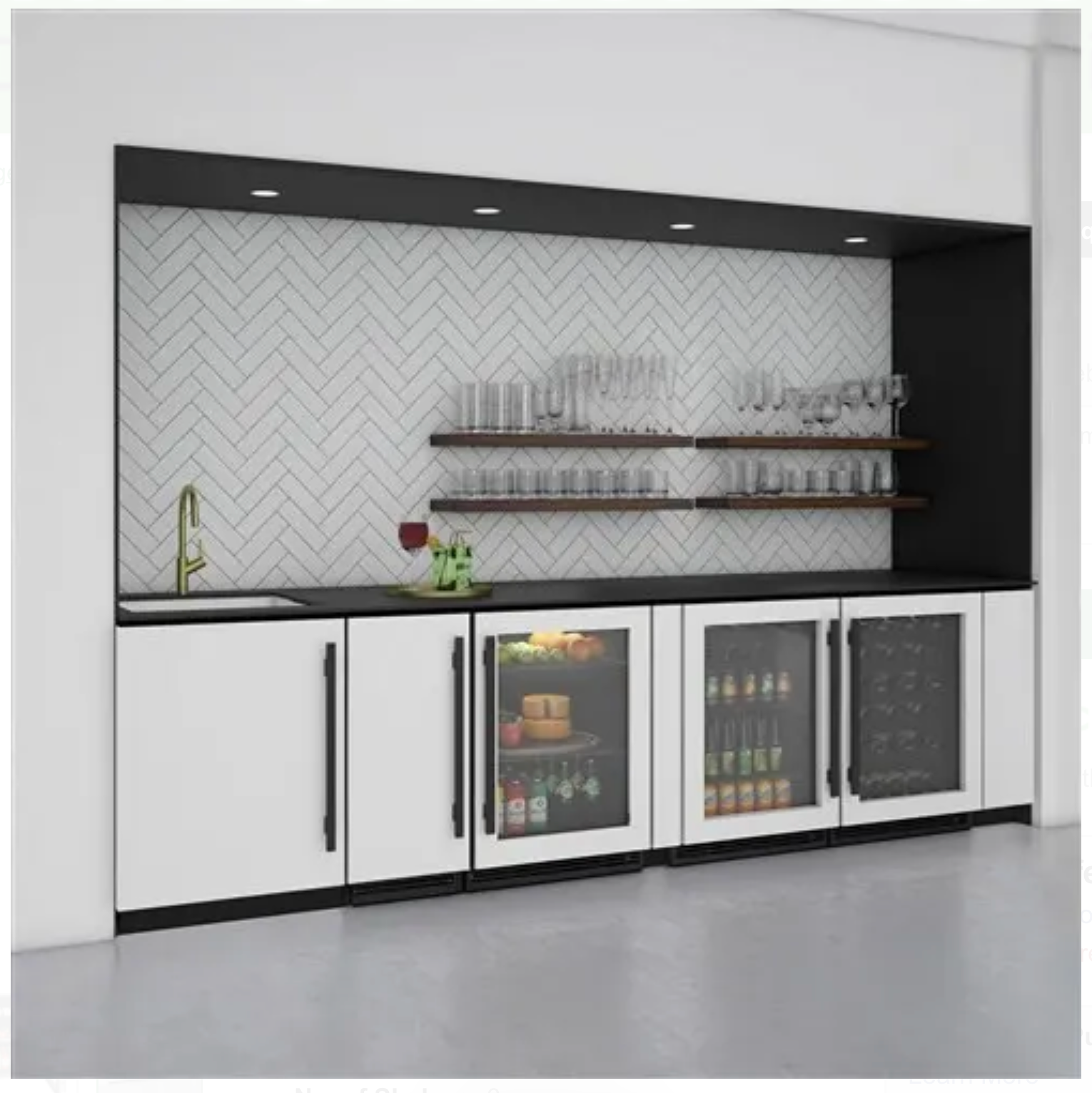 U-Line 1 Class 24" Compact Refrigerator 5.7 cu. ft. Digital, UHRE124 ...
