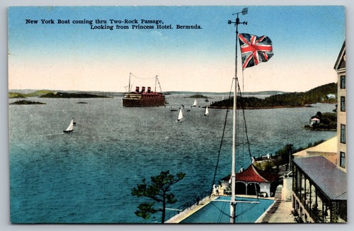 New York Boat. Two Rock Passage. Princess Hotel. Bermuda Vintage ...