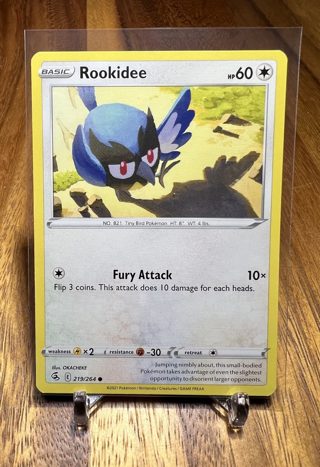 Rookidee 219/264 Non Holo Common Fusion Strike Pokemon Card NM | eBay