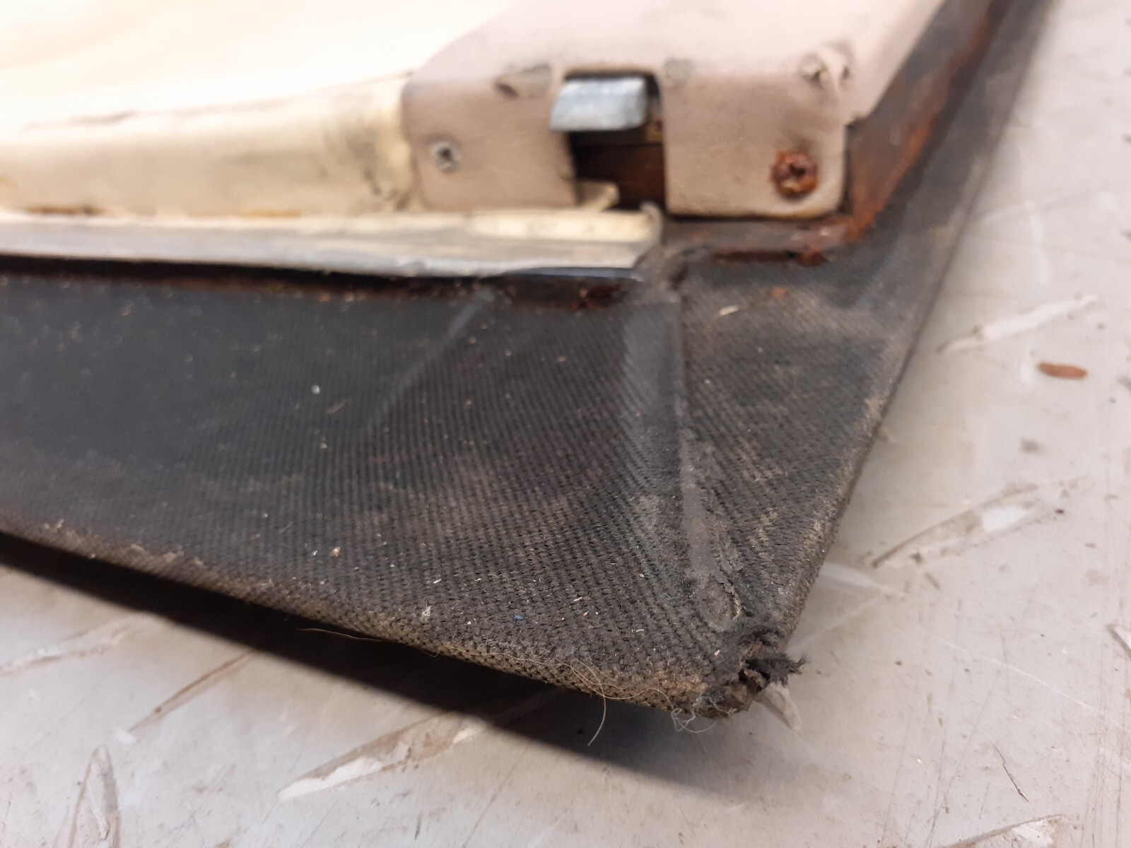 JAGUAR XJS CABRIOLET TARGA TOP ROOF HOOD PANELS BRACKET HINGE MECHANISM ...