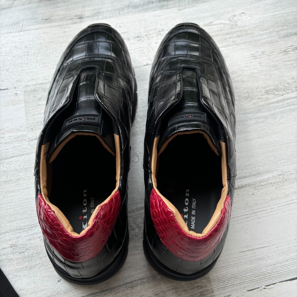 Kiton Crocodile Sneakers Size 12.5 US (12 in Kiton) | eBay