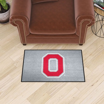 NCAA - Ohio State Buckeyes Starter Mat Accent Rug-19"x30". Block O ...