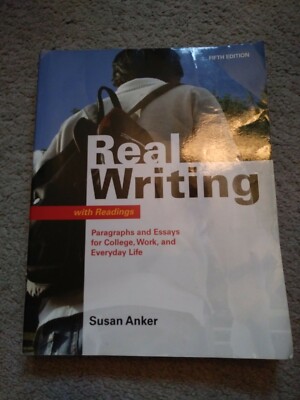 Real Writing with Readings Paragraphs and Essays ISBN 9780312539047 ...