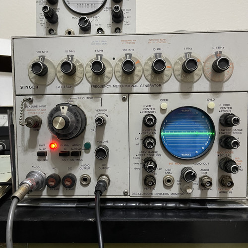 Singer Gertsch FM-2740 Communications Monitor, ODM-1 FM, OAM-1 AM ...