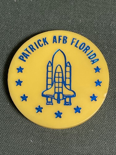 Obsolete MWR Token Patrick Air Force Base Wooden Nickel Florida Space ...