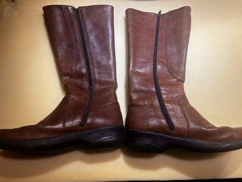 KEEN Bern Baby Tall Riding Boots Women 8 Brown Leather Boots Side Zip ...