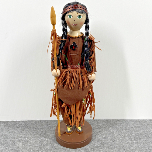 Nutcracker Village Native American Indian Girl Squaw 14" Figure Doll | eBay