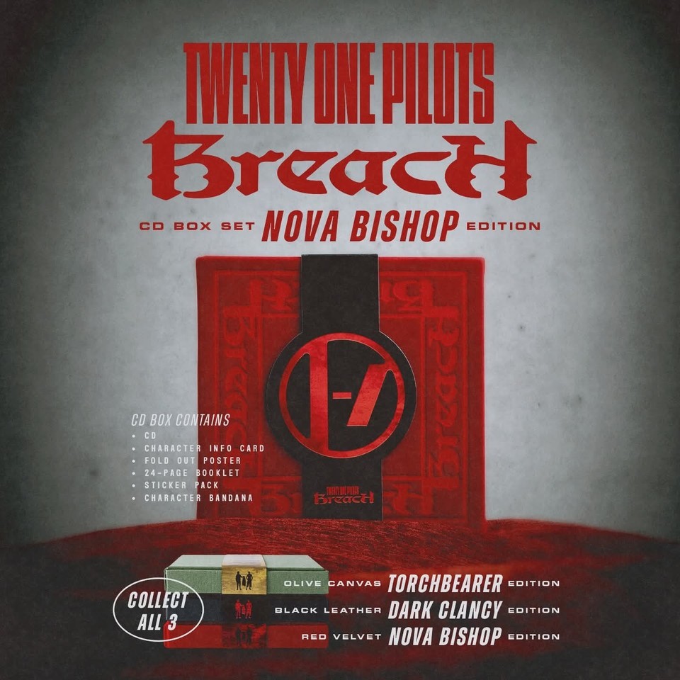 TWENTY ONE PILOTS BREACH COMPLETE BOXSET - TORCHBEARER DARK CLANCY NOVA ...