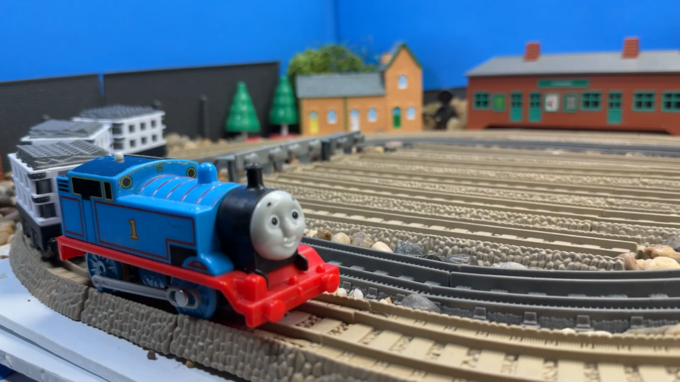 Trackmaster Railway 3 Narrow Gauge White Slate Train Custom Made Thomas ...