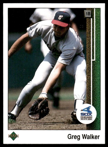Greg Walker 1989 Upper Deck #231 Chicago White Sox | eBay